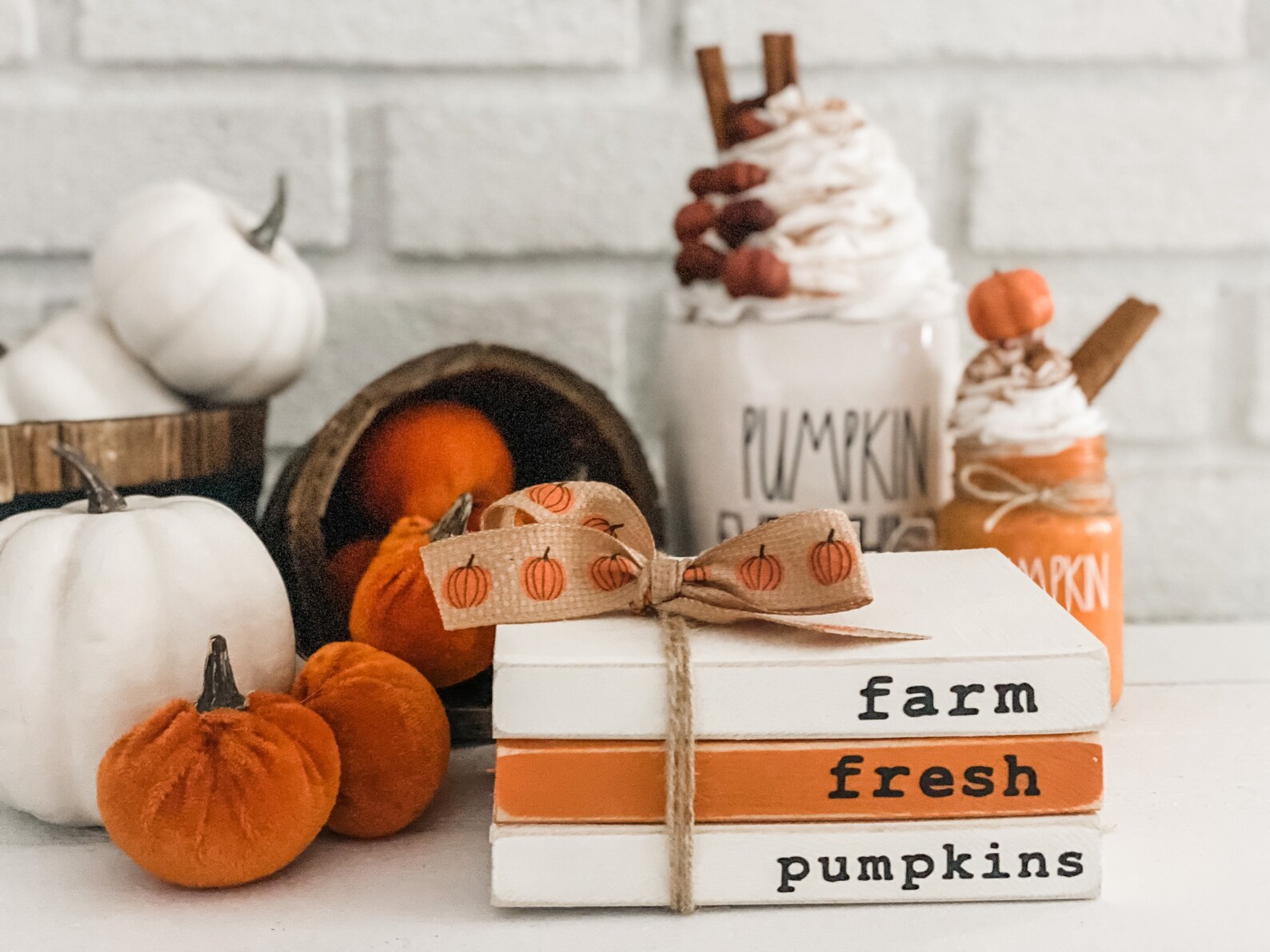 Fall Tiered Tray / Fall Tiered Tray Decor / Fall Tiered Tray - Etsy