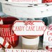 Candy Cane Lane Sign Candy Cane Tiered Tray Decor HAND Cutstands Alone ...