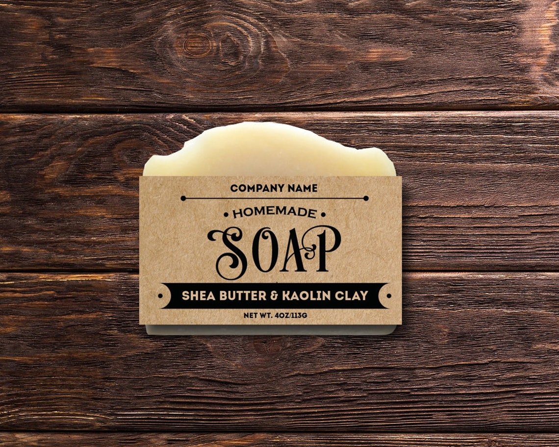 Label Template Natural Soap Labels, Handmade Soap Label, Vintage Rustic ...