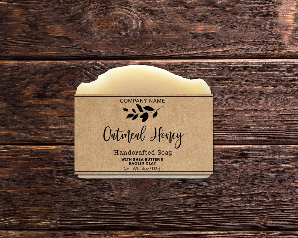 Label Template Natural Soap Labels Handmade Soap Label - Etsy