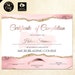 Certificate of Completion, Makeup Certificate Template, Rose Gold ...