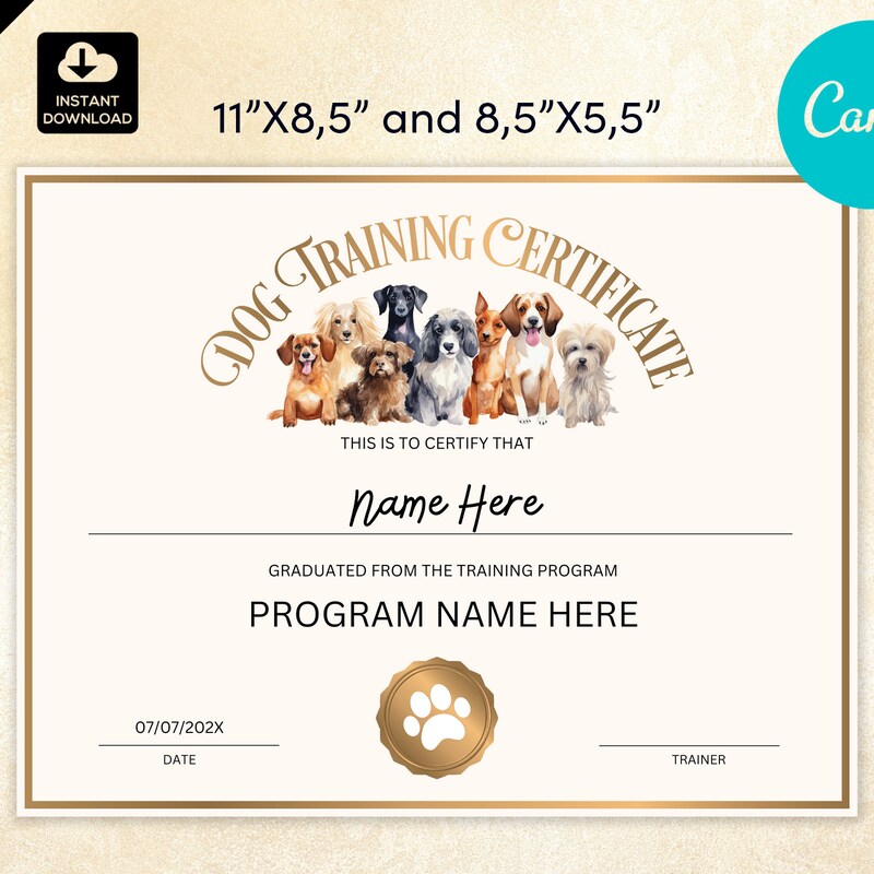 Dog Training Graduation - Etsy