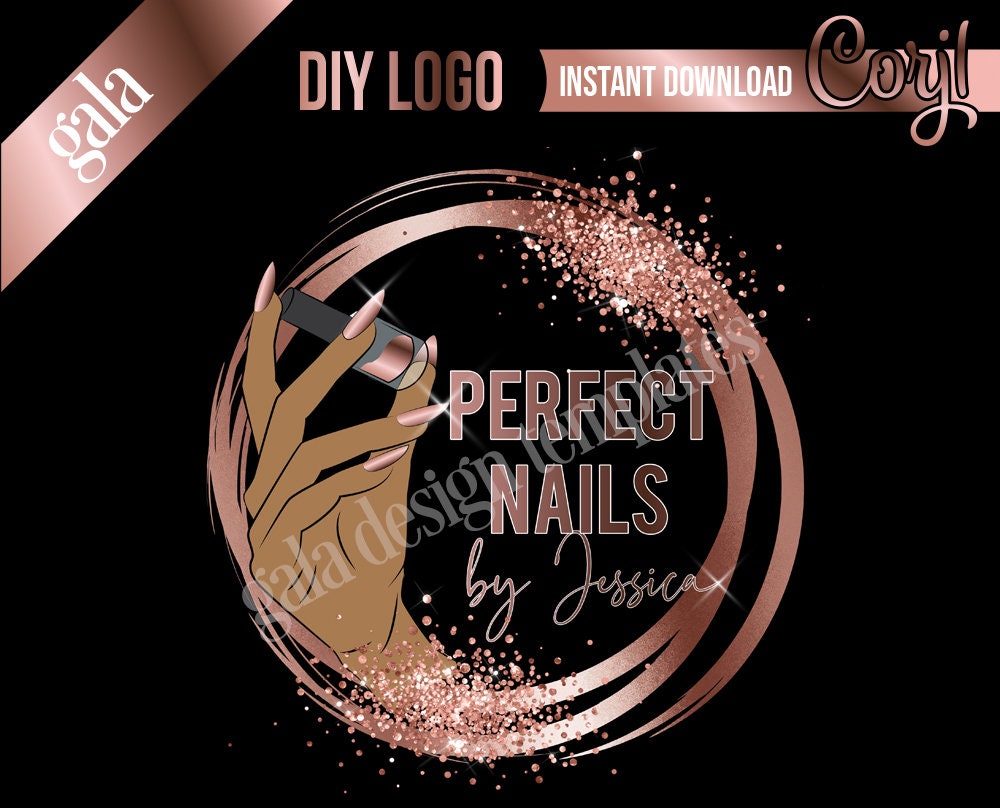 DIY Nail Salon Logo Beauty Logo Nail Artist Logo Design - Etsy
