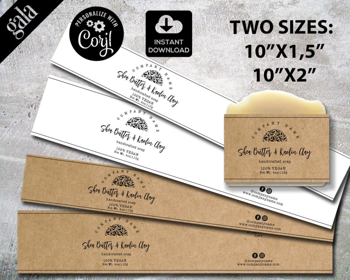 Soap Labels Soap Label Template Handmade Soap Label Vintage - Etsy