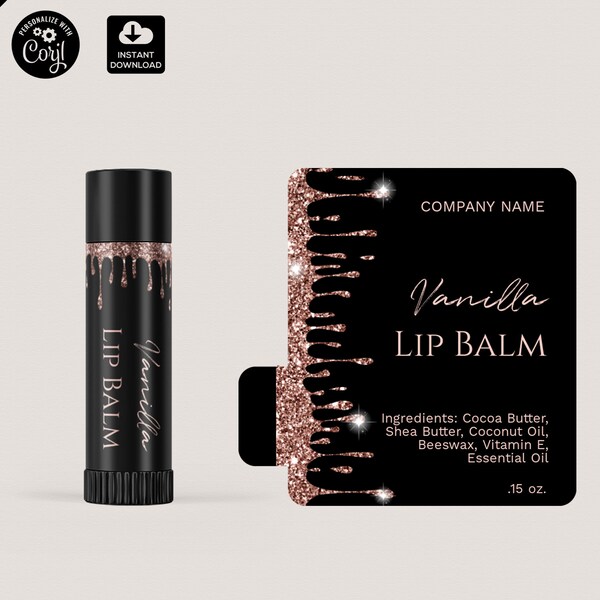 Lip Balm Labels - Etsy