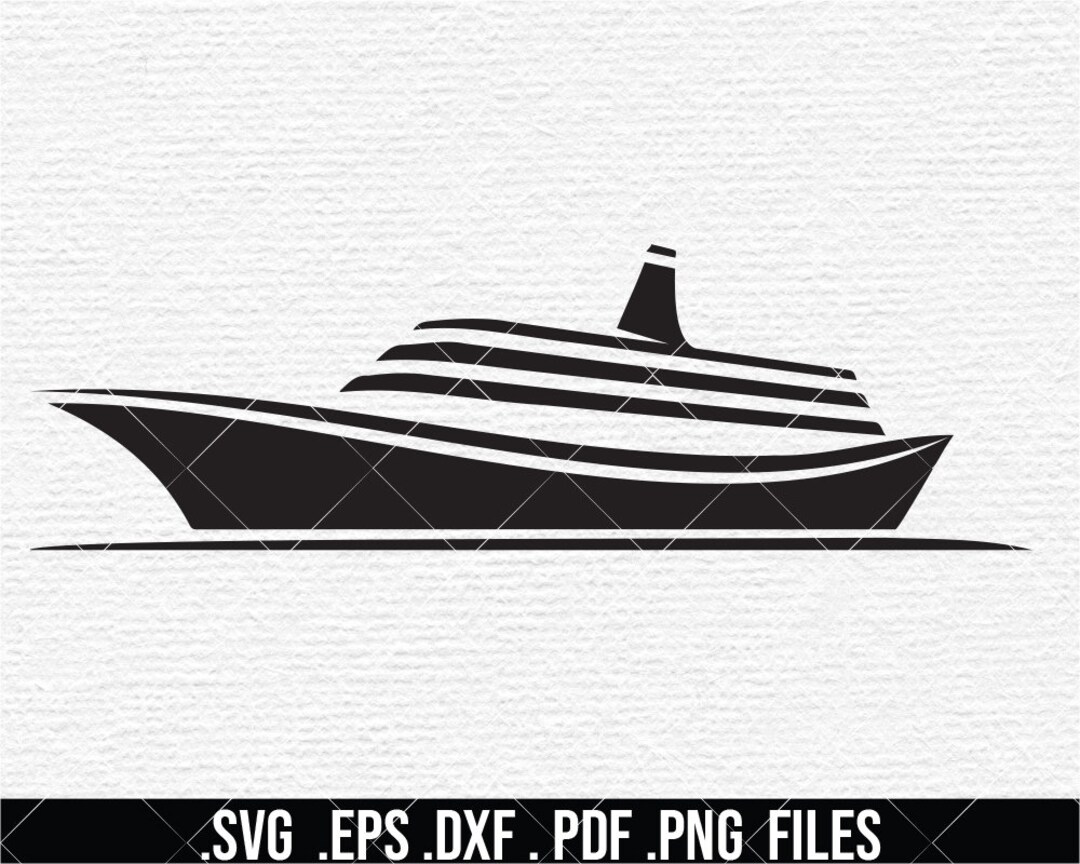 Cruise Ship or Boat for Travel Themed Craft Projects 081 - Etsy