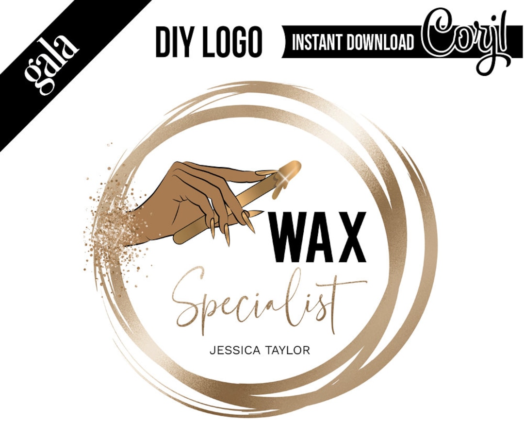 DIY Waxing Specialist Logo Template (digital File) - Etsy