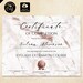 Certificate of Completion Certificate Template Rose Gold - Etsy