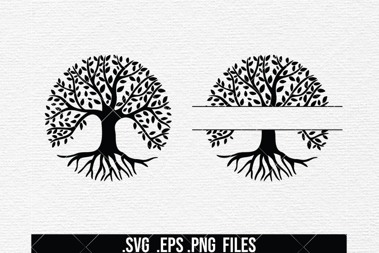 Tree of Life SVG Tree Silhouette Tree of Life Cut File 012 - Etsy