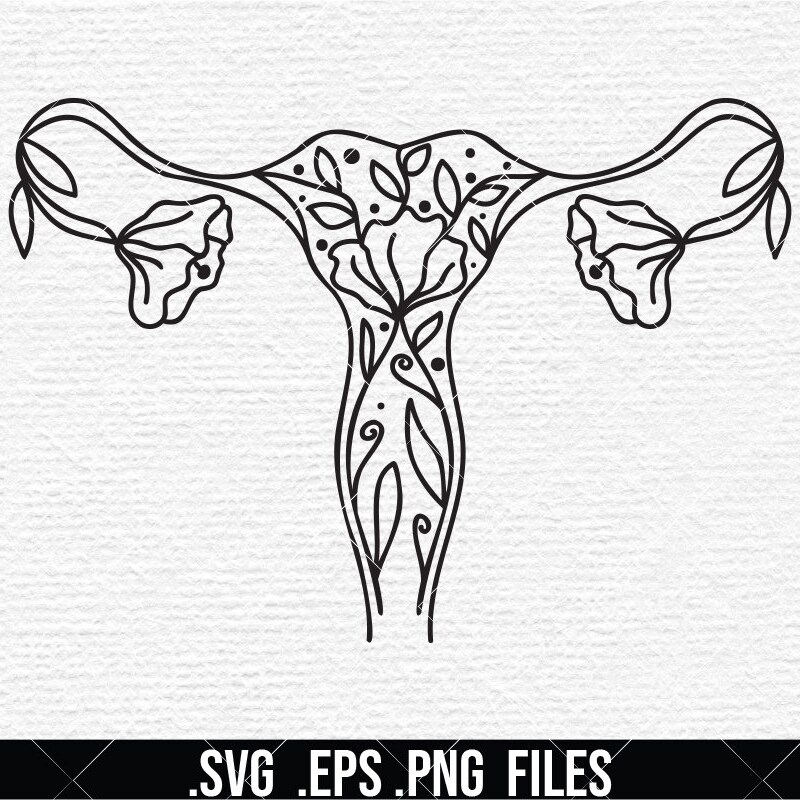 Uterus Svg - Etsy