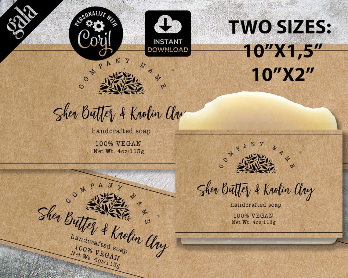 Soap Labels Soap Label Template Handmade Soap Label Vintage - Etsy