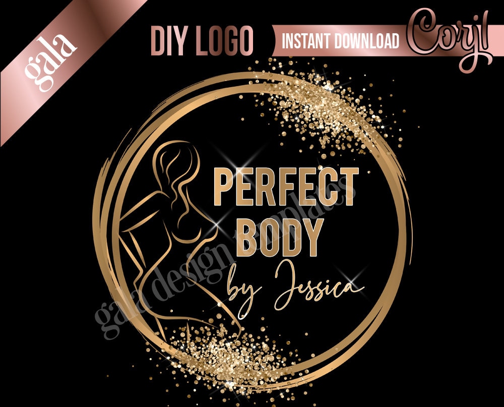 DIY Logo Template Body Sculpting Logo Design Waist Trainer - Etsy