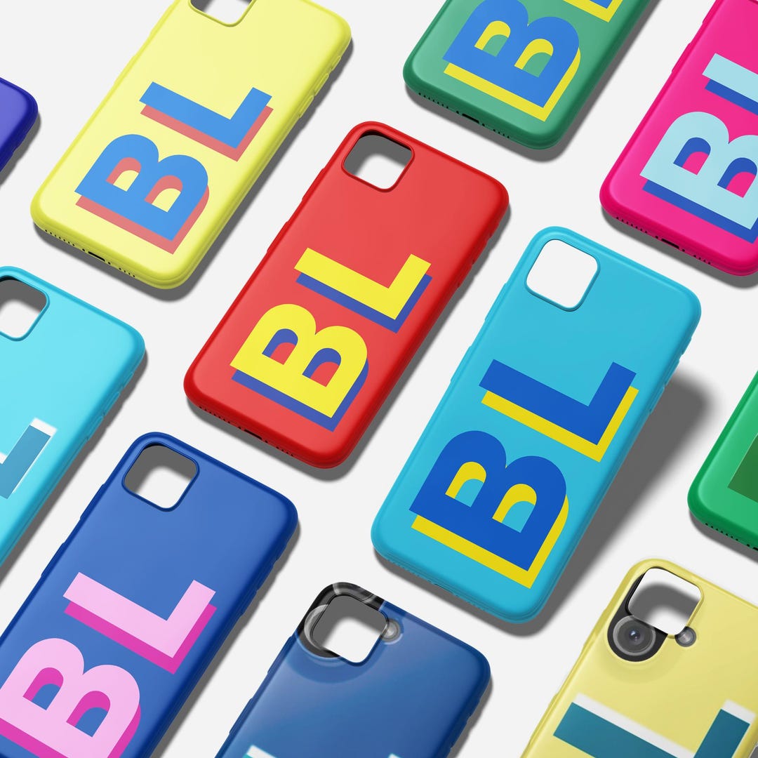 Personalized Initial Monogram Phone Case: Custom Iphone, Galaxy Magsafe ...