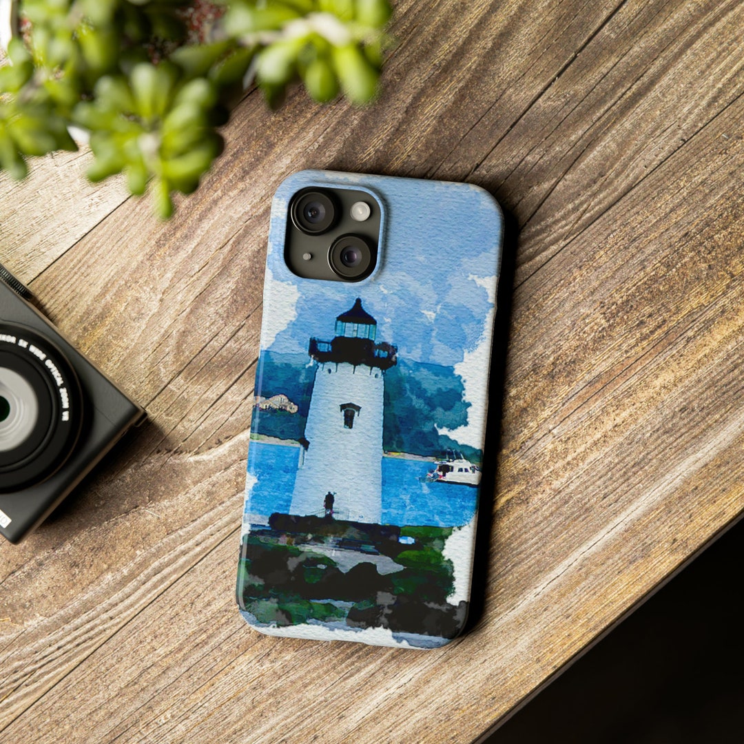 Cape Cod Beach House Slim Cute Phone Cases for iPhone iPhone 15 Case ...