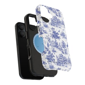 Magsafe French Toile Personalized Initial Custom Gift Cute Phone Cases ...