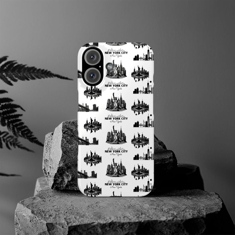New York Skyline Collage Coquette Gift for Her Cute Phone Cases for ...