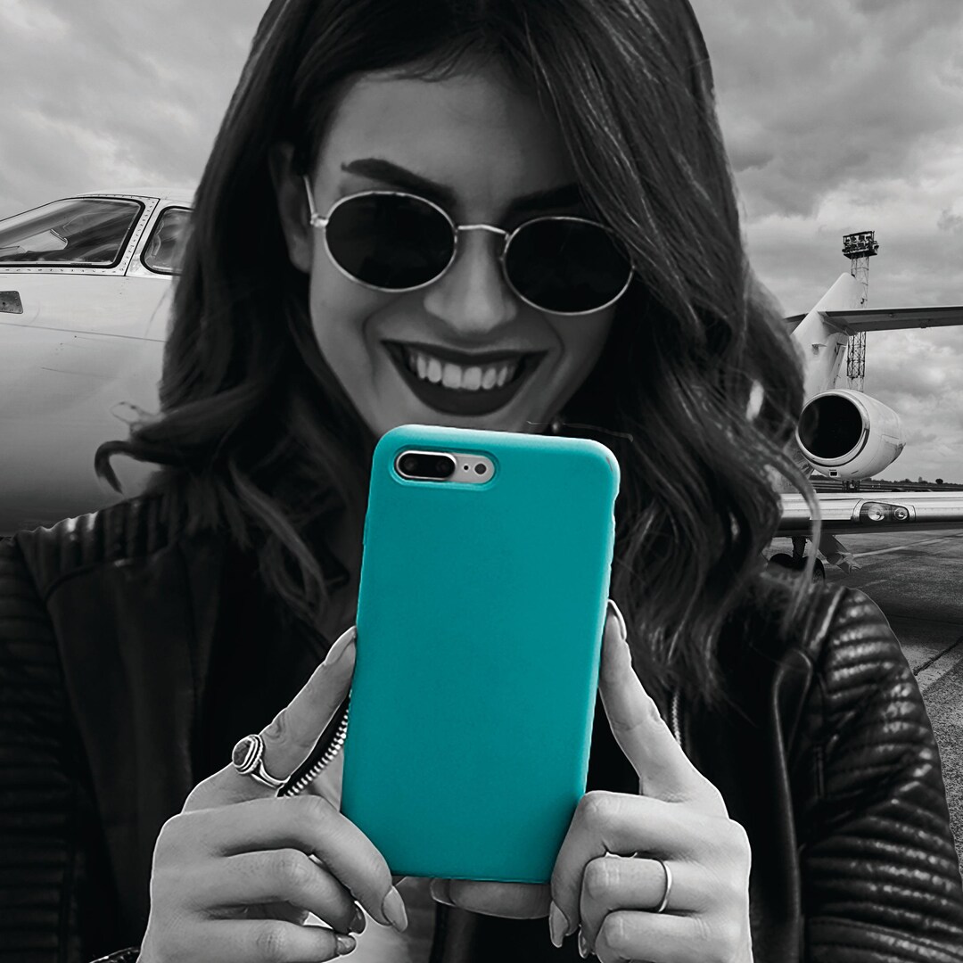 Premium Tough Turquoise Blue Gift for Her Cute Phone Cases for Samsung ...