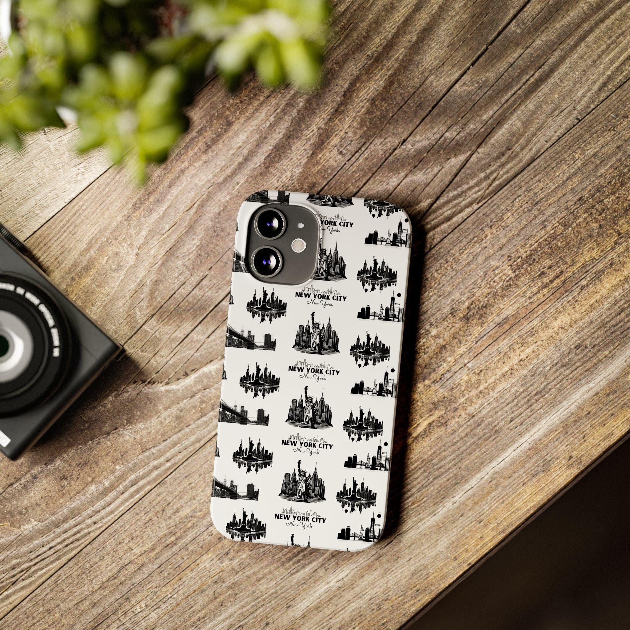 New York Skyline Collage Coquette Gift for Her Cute Phone Cases for ...