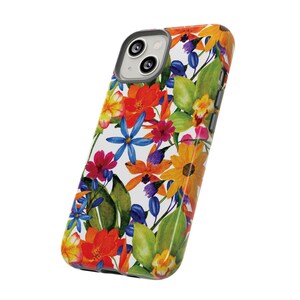 Premium Tough Spring Flowers Cute Phone Cases for Samsung S24, S23, S22 ...