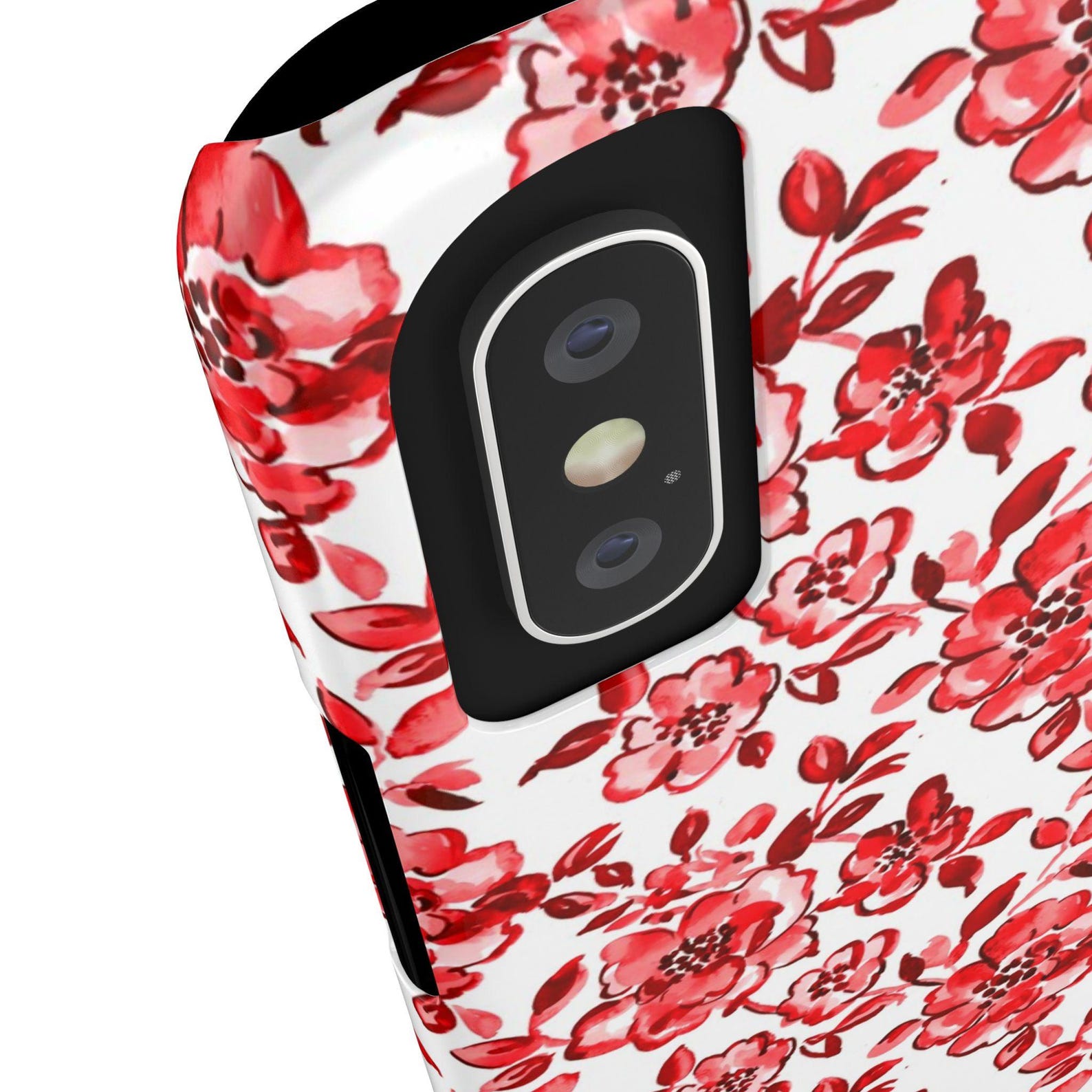 Slim Red Chinoiserie Gift for Her Cute Phone Cases for iPhone 16 Pro ...