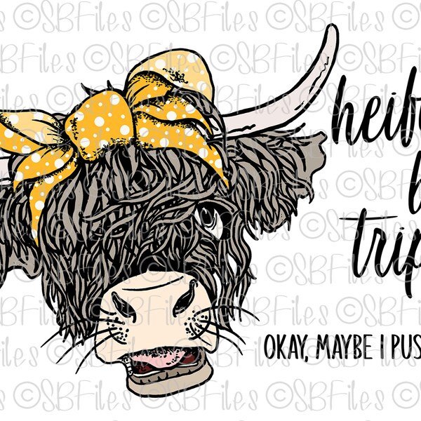 Highland Cow Vinyl Decal - Etsy