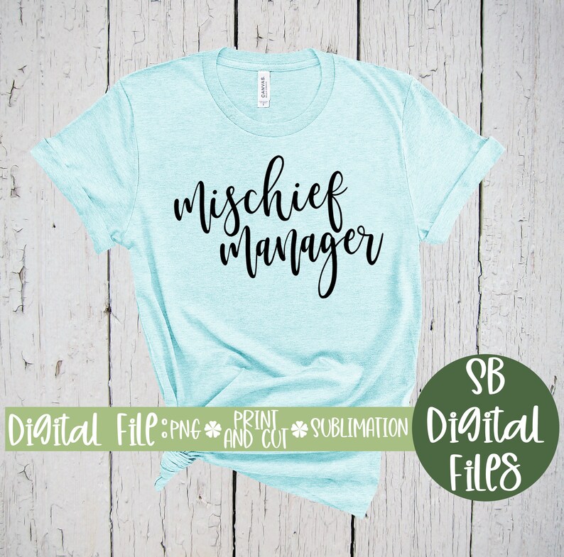 Mischief Manager Svg ER Nurse Svg Sublimation Png Mommy - Etsy UK