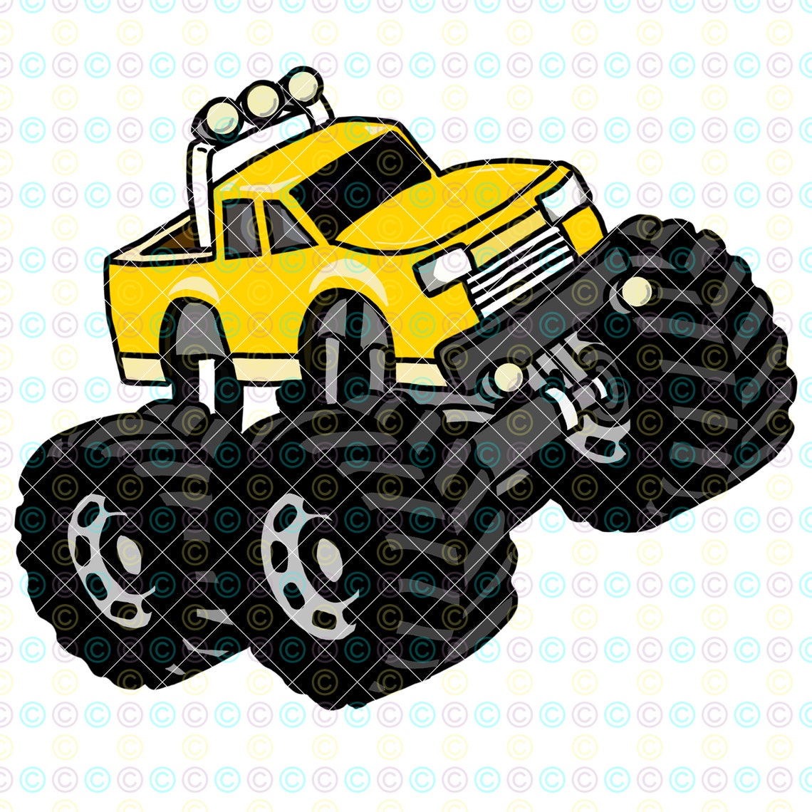 Yellow Monster Truck PNG Monster Truck Shirt Monster Trucks - Etsy