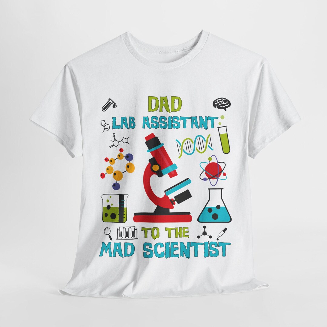 Dad Lab Assistant Mad Scientist PNG, Science Dad Sublimation Design ...