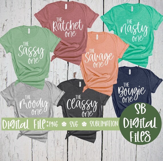 Bachelorette Party Svg Friends Bundle Classy Savage Bougie - Etsy