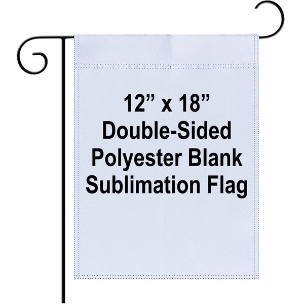 Blank Sublimation Garden Flags Double Sided - Etsy