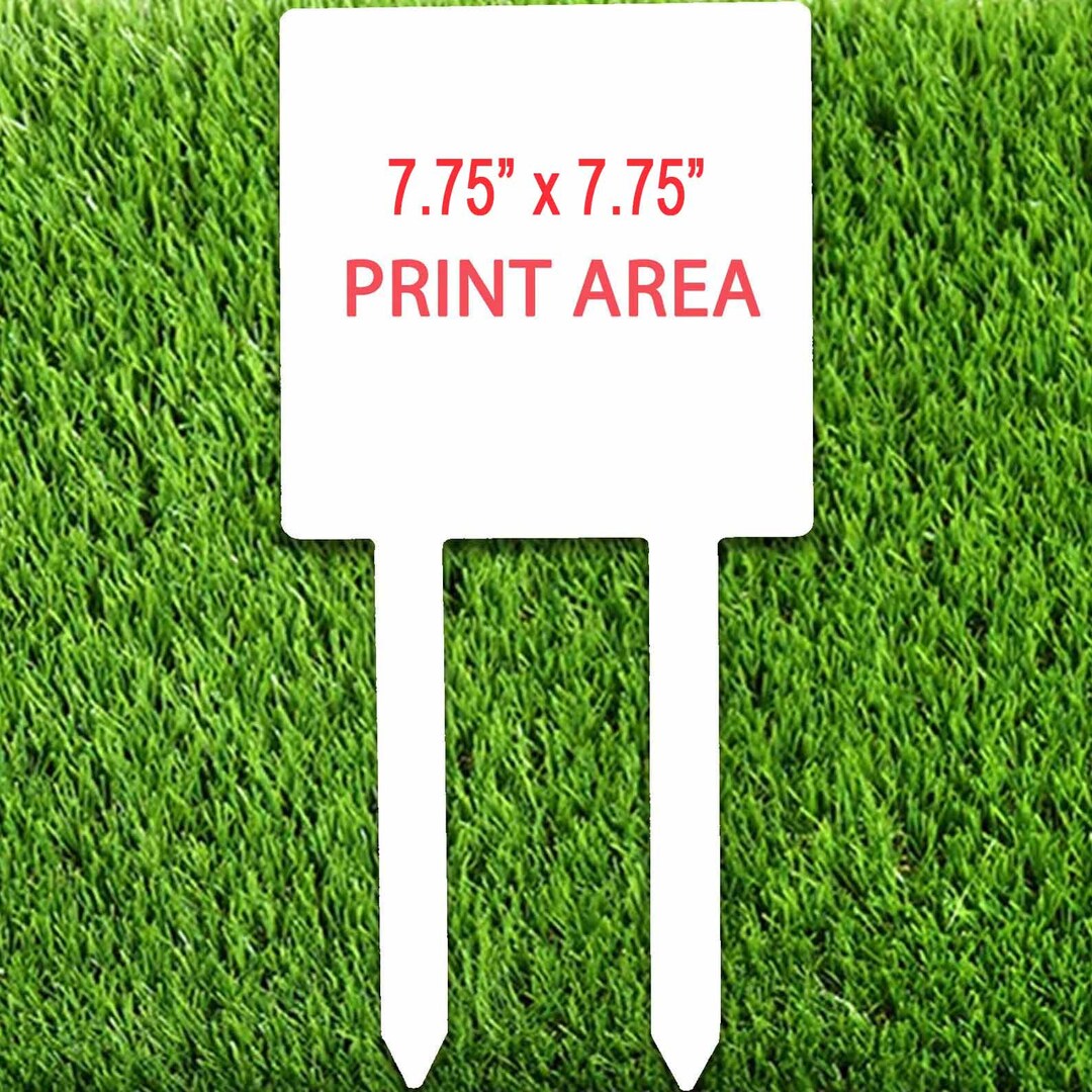 Sublimation Blank Outdoor Aluminum Garden Stake - 7.75”x15.83” Square ...