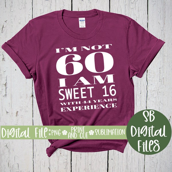 60 Years Svg - Etsy