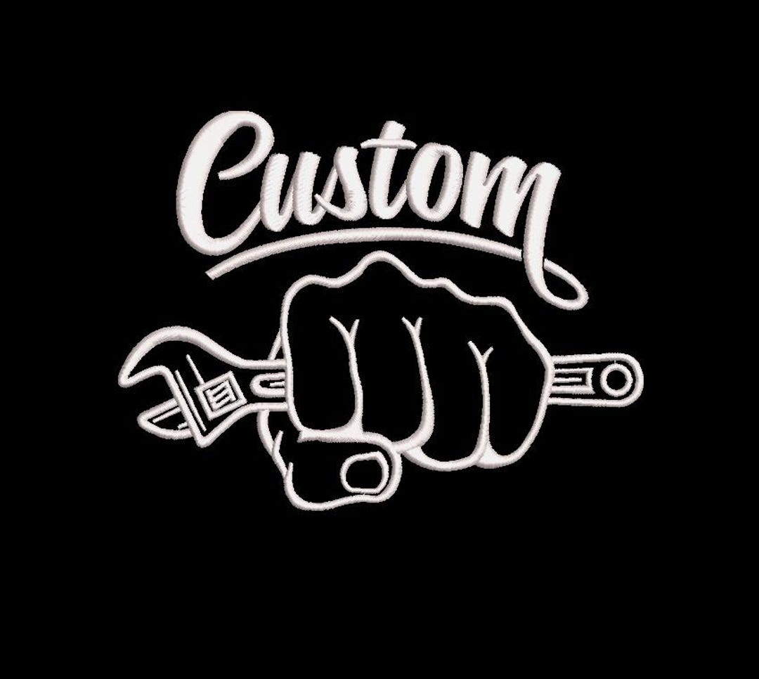 Embroidery File Custom Logo for an Auto-moto Workshop Embroidery ...