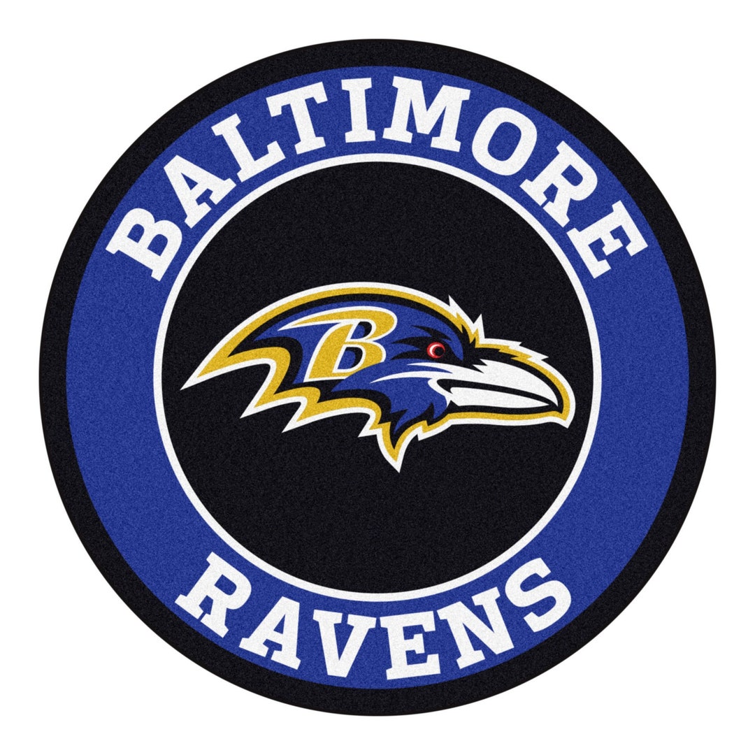 Baltimore Ravens Circle Logo CUSTOMIZABLE Ravens Logo Made - Etsy