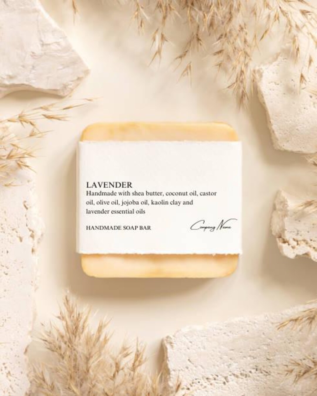 Minimal Soap Label Template CLASSIC Customizable Printable Design for ...