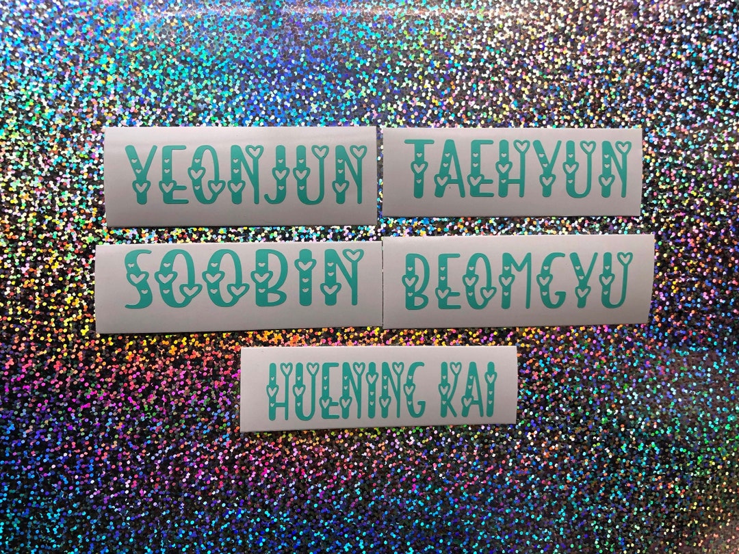 Tomorrow X Together Lightstick Decals - Etsy