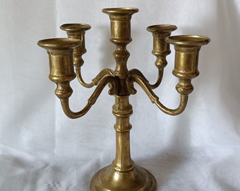 Antique 5 Arm Candle Holder - Etsy