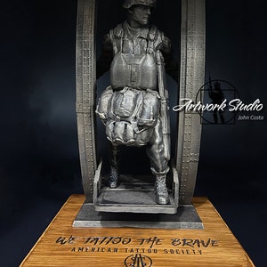 Jumpmaster Statue, Military Art, Military Gift, 82nd Airborne, 173rd ...