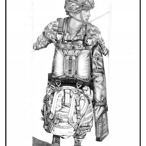 Personalized Jumpmaster Art Print: Military Gift - Etsy