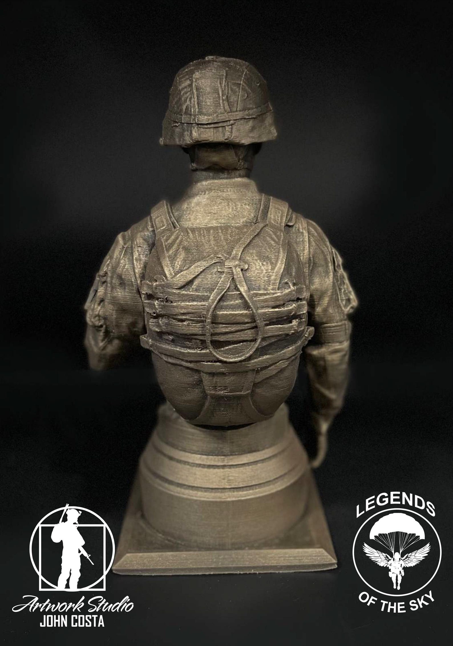 Custom US Army Jumpmaster Bust: Military Art, Airborne Gift - Etsy