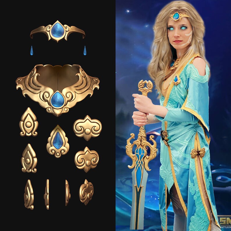 Freya Lady of the Lake Skin From Smite 3d Print Set - Etsy