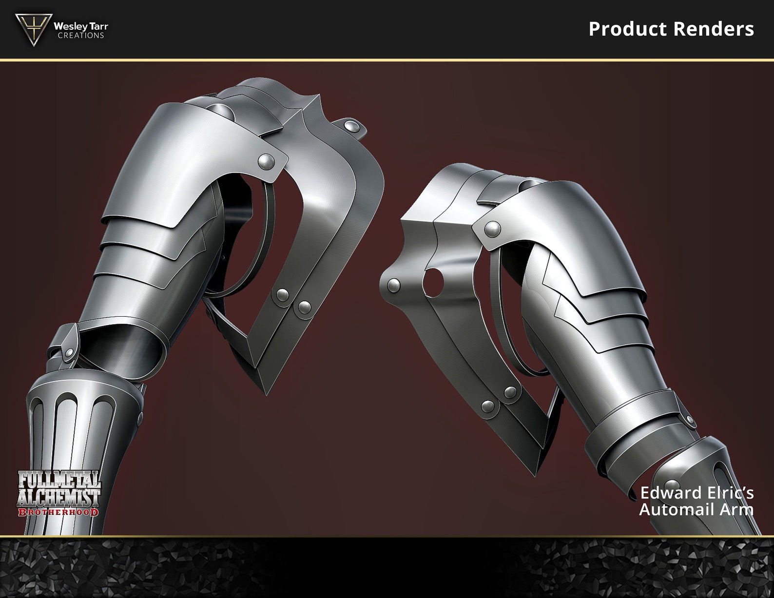 Edward Elric Automail Arm 3d Print Files - Etsy