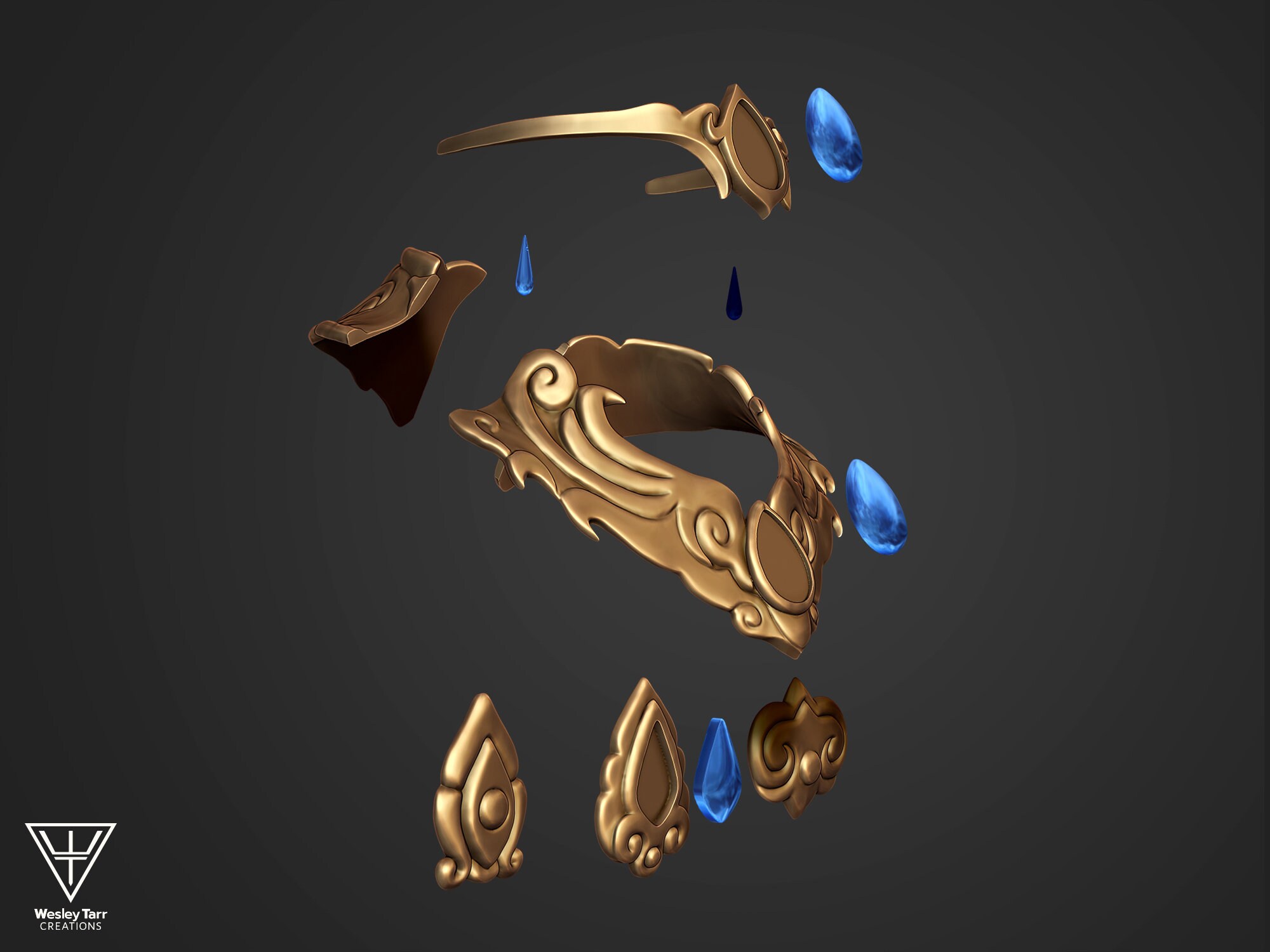 Freya Lady of the Lake Skin From Smite 3d Print Set - Etsy