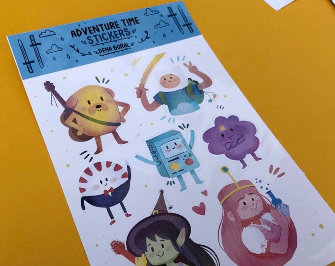 Adventure Time Stickers, Vinyl Stickers, 10-50 Pcs Random Pack, FREE ...