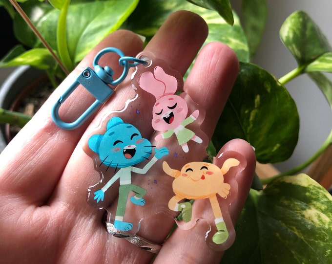 Gumball | Acrylic Keychain | Amazing Keyring - Etsy