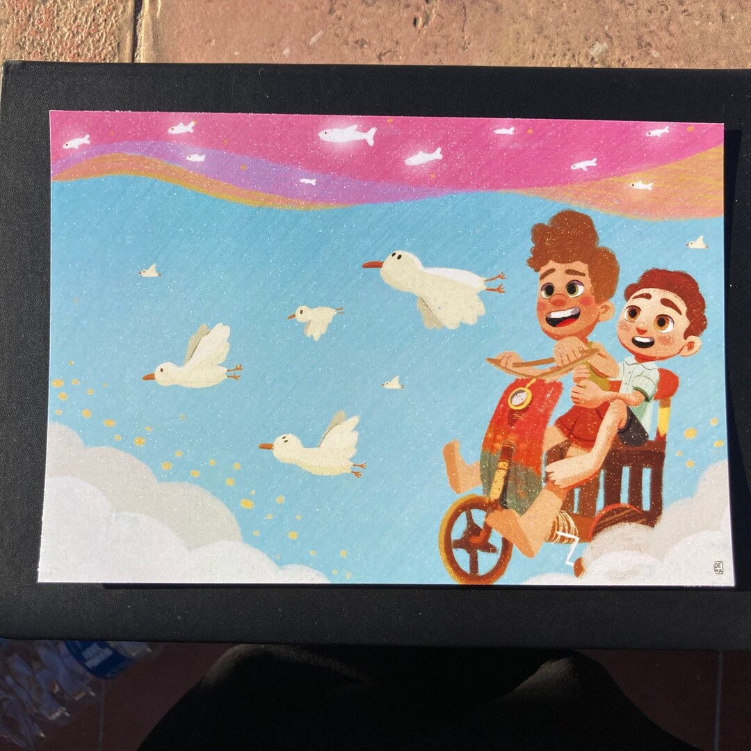 Print Luca | Fanart Luca | Ilustración Luca | Pixar Fan Art | Disney ...