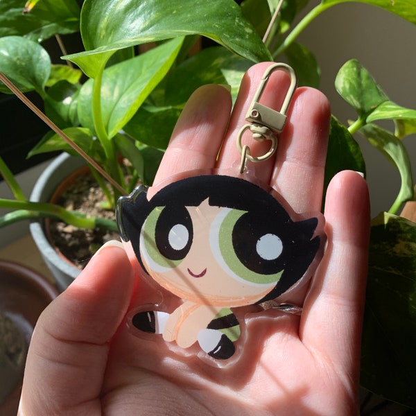 Powerpuff Girls Keychain - Etsy