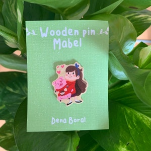 Mabel Pines Gravity Falls Wooden Pin - Etsy
