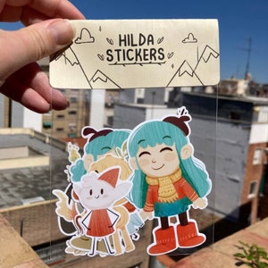 Hilda Fan Pack | Stickers Pack + Hilda Keychain + Hilda Pin - Etsy