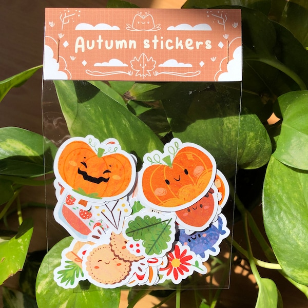 Autumn Stickers - Etsy